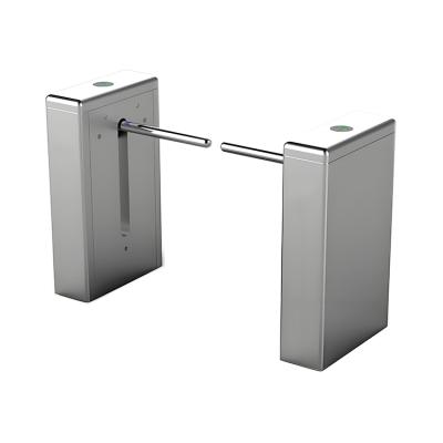 China 304 Stainless Steel DC 24V Motor  Bi-directional Intelligent Drop Arm Turnstile for Airport Crowd Control for sale