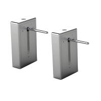China SS304 Stainless Steel Drop Arm Turnstile with Alarm Function and 30 Person Per Minute Flow Rate for sale