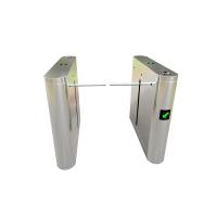 China Bi-Directional Drop Arm Turnstile with 1000mm Channel Width 30 Person Per Minute Flow Control and SS304 Stainless Steel Construction for sale