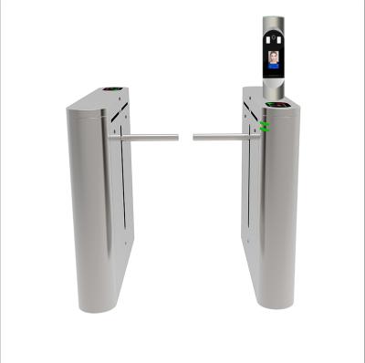 China DC24V Brushless Motor Biometric Turnstile Gate with 304 Stainless Steel Construction for Secure Access Control for sale