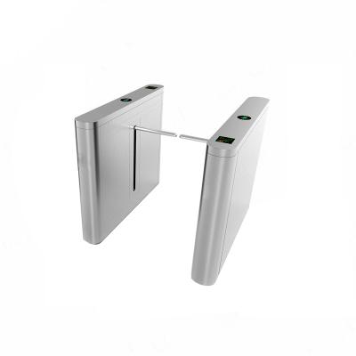 China SS304 Temperature Detection 40W Drop Arm Turnstile Barrier Gate with 30 Person Flow Rate for sale