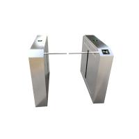 China SS304 Drop Arm Turnstile Barrier Gate with Fingerprint Face Recognition and 30 Person Per Minute Flow Control for sale