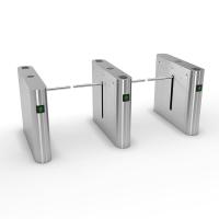 China SS304 Cabinet Remote Control Brushless Motor Drop Arm Turnstile for Access Control for sale
