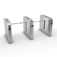 China Bidirectional BLDC Motor Drop Arm Turnstile with 30 Person/Min Flow Rate for Access Control for sale