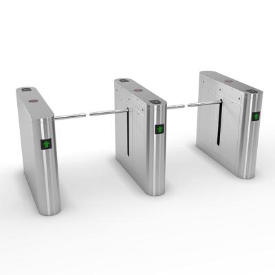 China Infrared Photocell Anti-Pinch Single Arm Turnstile with 24V DC Motor for Secure Access Control for sale