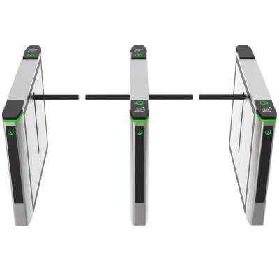 China 304 Stainless Steel Remote Control Single Arm Turnstile with Infrared Sensors for Secure Access Control for sale