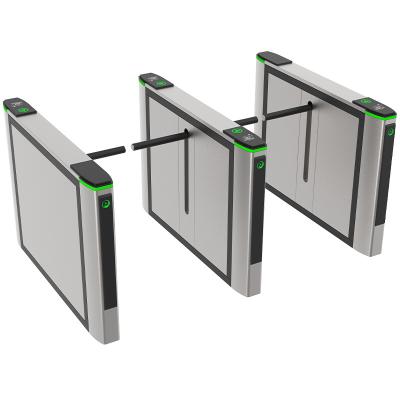 China Mirron Finish Stainless Steel Drop Arm Turnstile with 1S Arm Opening/Closing Time and 5 Million Times Normal Life for sale
