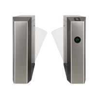 China Pedestrian Turnstile with 0.5 Second Fast Speed Clear Acrylic Flap and Auto Reverse Mechanism for sale