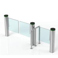China 168mm Diameter Pedestrian Swing Gate with DC Brushless Motor and Self Closing Function for sale