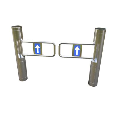 China Full Automatic Bi-Directional Pedestrian Swing Gate with 304 Stainless Steel Construction for sale
