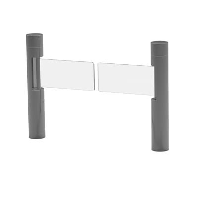 China DC 24V Motor Stainless Steel Arm Bi-directional Opening Pedestrian Swing Barrier Gate for Metro Station Access Control for sale