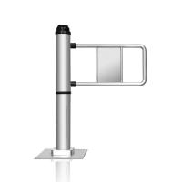 China Stainless Steel Swing Barrier Gate with 900mm Arm and High Protection for Pedestrian Access Control for sale