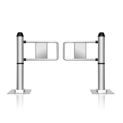 China 304 Stainless Steel Swing Barrier Gate with 900mm Arm Length and IP44 Protection for sale