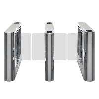 China DC Brushless Motor Anti Pinch SS304 Swing Barrier Gate and Swing Arm Turnstile for sale