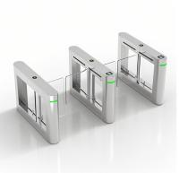 China SS316 Acrylic Swing Barrier Gate with 180 Degree Swing for Secure Access Control for sale