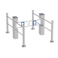 China RGB Indicator LED Swing Barrier Gate with RFID Card Reader and 5 Million MCBF for sale