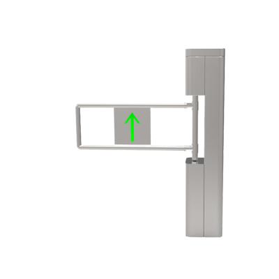 China SS304 Access Control Swing Barrier Gate with 100W Power and 40person/min Flow Speed for sale