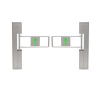 China SUS304 Stainless Steel DC24V Brushless Motor Swing Barrier Turnstile with LED Indicator for sale