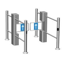 China RS485 LED Indicator 900mm Lane SS304 Swing Barrier Gate with Swing Arm Barrier for sale