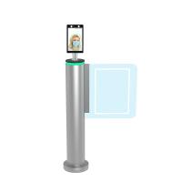 China IP54 Self Closing Cylindrical Swing Barrier Gate For Building for sale