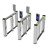 China RS485 SS304 Flap Barrier Gate with 5 Million Times Service Life for High-Speed Access Control for sale