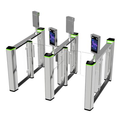 China RS485 SS304 Flap Barrier Gate with 5 Million Times Service Life for High-Speed Access Control for sale