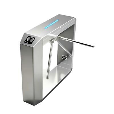 China 304 Stainless Steel Tripod Turnstile Gate with Bi-directional Pass and 510mm Arm Length for Secure Access Control for sale