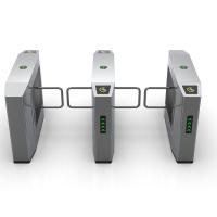 China BLDC Motor SS304 IP44 Swing Barrier Gate Access Control Turnstile with Auto Recognition for sale