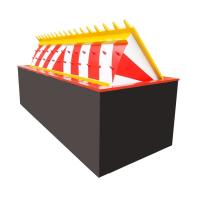 China 3.7KW Hydraulic Road Blocker with RS485 Communication for Anti-Terrorism Security for sale