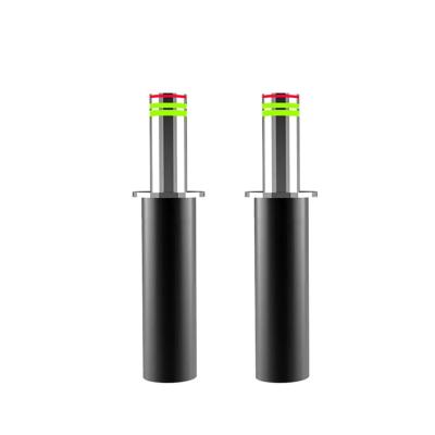 China K12 Crash Rated IP68 Waterproof 304 Stainless Steel Automatic Rising Bollards Retractable Hydraulic Bollards for sale