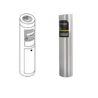 China 304 Stainless Steel 219mm Diameter Dropbox Card Collector with 280 Card Capacity for Visitor Management for sale