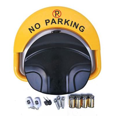 China Solar Panel Charged Car Parking Lock with 420mm Rising Height and IP65 Waterproof for Intelligent Auto Management System for sale