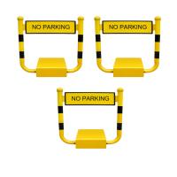 China U Shape Vehicle Parking Lock with 433MHz Frequency Heavy Duty Steel and Rechargeable Battery Car Parking Space Barrier for sale