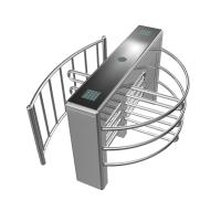 China Electronic RFID Half Height Turnstile Gate with 90 Degree Rotating 304 Stainless Steel and Automatic Reset Function for sale