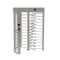 China Stainless Steel Full Height Turnstile with 30 Person Per Minute Passing Rate and 600 Mm Width Channel for sale