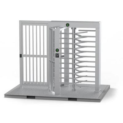 China 600mm Arm Length Full Height Turnstile with 40W Power Consumption and QR Scanner for Access Control for sale