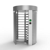China SS304 600 Mm Full Height Turnstile Gate Wired Remote Control Fail Safe for sale