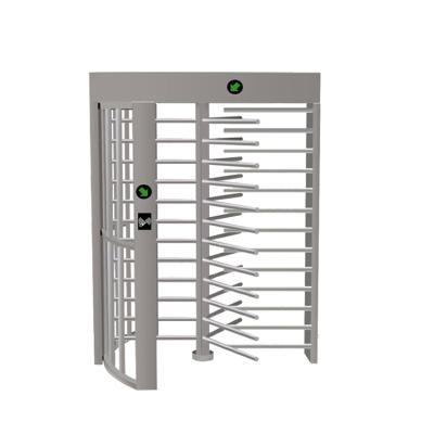 China 120 Degree Full Height Turnstile with 30 Person Per Minute Passing Rate and SS304 Frame for sale