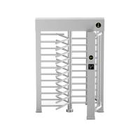 China Pedestrian Access Control Semi Automatic Revolving Full Height Turnstile for sale