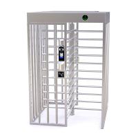 China 40W Unidirectional Full Height Turnstile with 4 Sections LED Display Full Height Barrier for sale