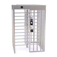 China SS304 Stainless Steel Single Channel RFID Full Height Turnstile with 220V Power Supply for Access Control for sale