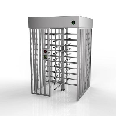 China Direction Indicator Full Body Turnstile Square Shape Revolving 500mm Arm for sale