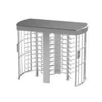China 316 Stainless Steel Full Height Turnstile with 90 Degree Rotation and Rainproof Housing for Secure Pedestrian Access Control for sale