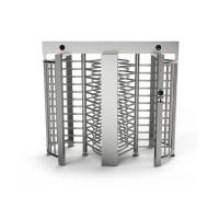 China 316 Stainless Steel Full Height Turnstile Double Door With Access Control Software for sale