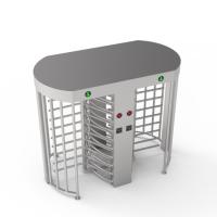 China SS304 Full Height Turnstile with Biometric Recognition and Double Lane for Secure Access Control for sale