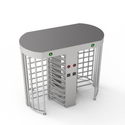 China SS304 Full Height Turnstile with Biometric Recognition and Double Lane for Secure Access Control for sale