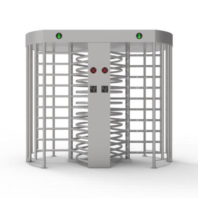 China 500mm Arm SUS304 40W Full Height Turnstile Double Passage Pedestrian Barrier Gate for sale