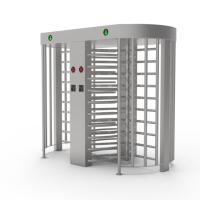 China SS304 Stainless Steel Full Height Turnstile with 0.2S Response Time and Double Way Passage for Pedestrian Access Control for sale