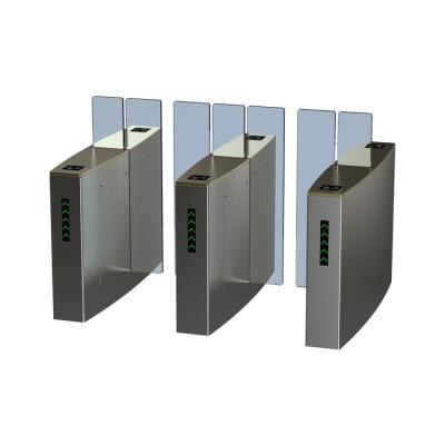 China Automatic 304 Stainless Steel Full Height Turnstile with 30 Person Per Minute Flow Rate and Bi-directional Access Control for sale
