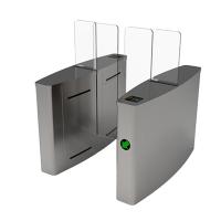 China 304 Stainless Steel Electronic Sliding Turnstile with Bi-Directional Control and Automatic Reset Function for sale
